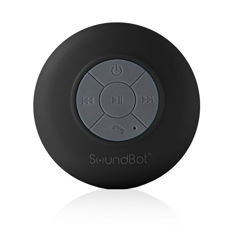 Black Water Resistant Bluetooth 3 0 Shower Speaker I Want It Black