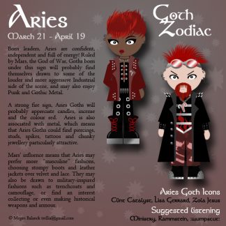 Goth Zodiac – I Want It Black