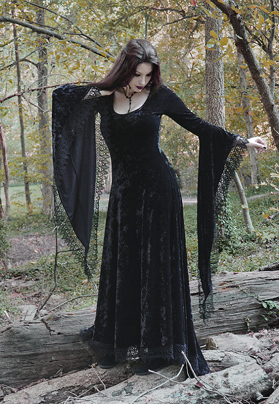 Black Gothic Dresses - I Want It Black