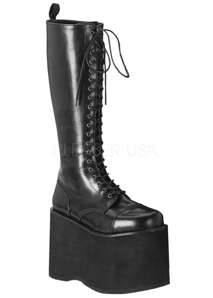 Goth Platform Boots - I Want It Black