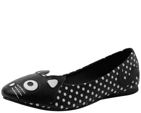 Cat Face Shoes - I Want It Black