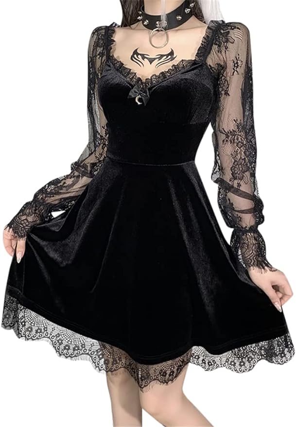 Black Gothic Dresses - I Want It Black